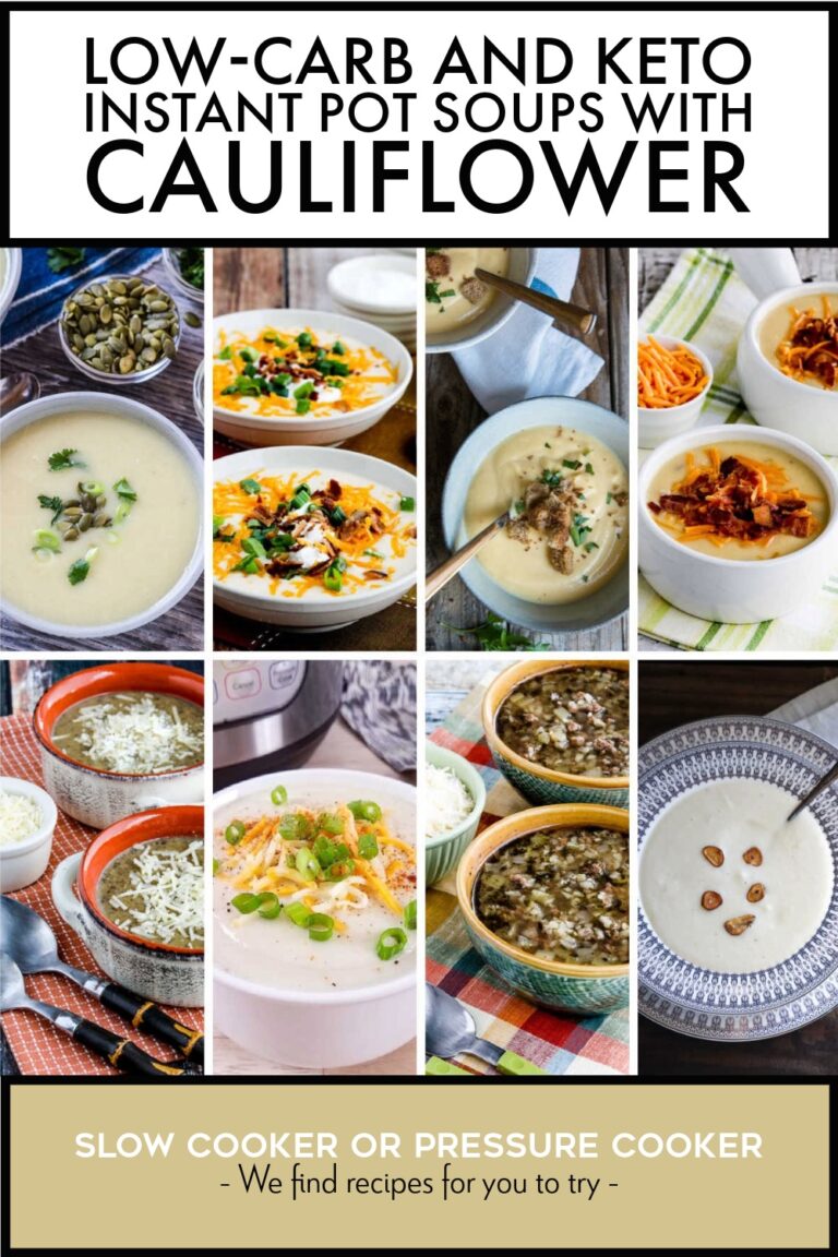 Low-Carb and Keto Instant Pot Soups with Cauliflower - Slow Cooker or ...