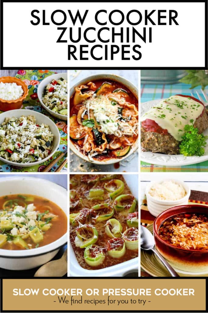 Slow Cooker Zucchini Recipes - Slow Cooker or Pressure Cooker